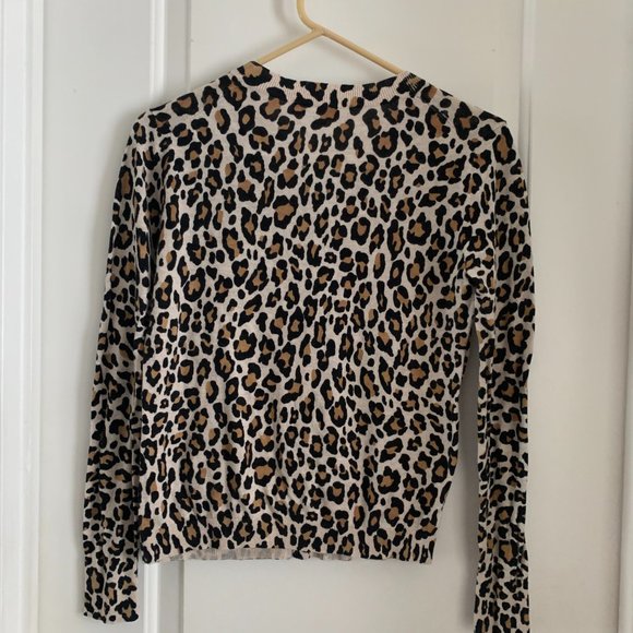 LOFT | Sweaters | Loft Cheetah Animal Print Button Down Sweater | Poshmark